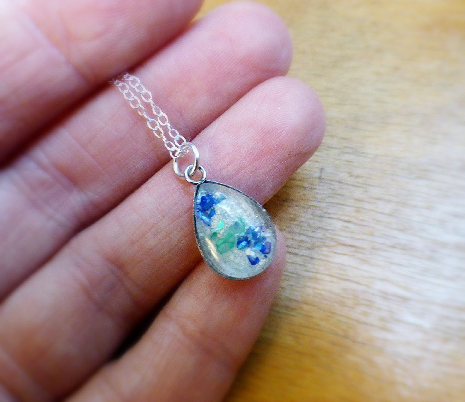 Ash Necklace Ash Jewelry Urn Necklace Cremation Necklace | Etsy