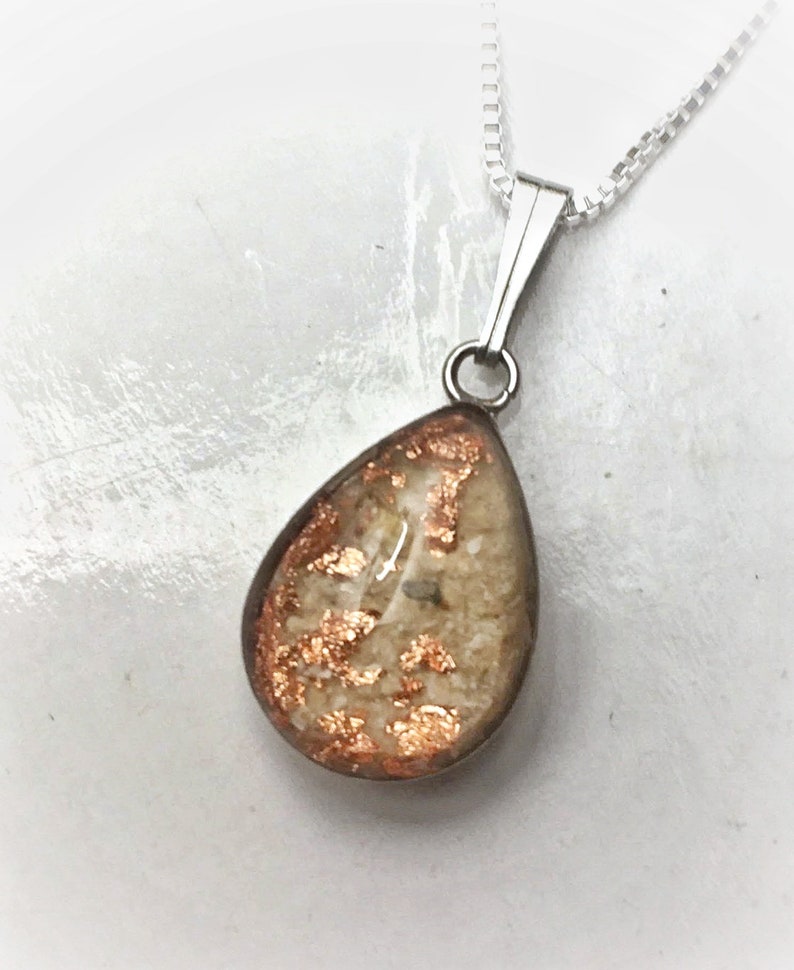 Ash Necklace Ash Jewelry Urn Necklace Cremation Necklace | Etsy