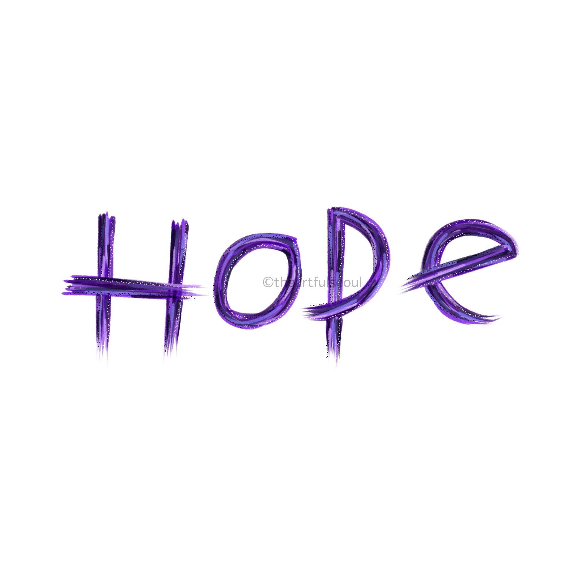 Hope Word Art