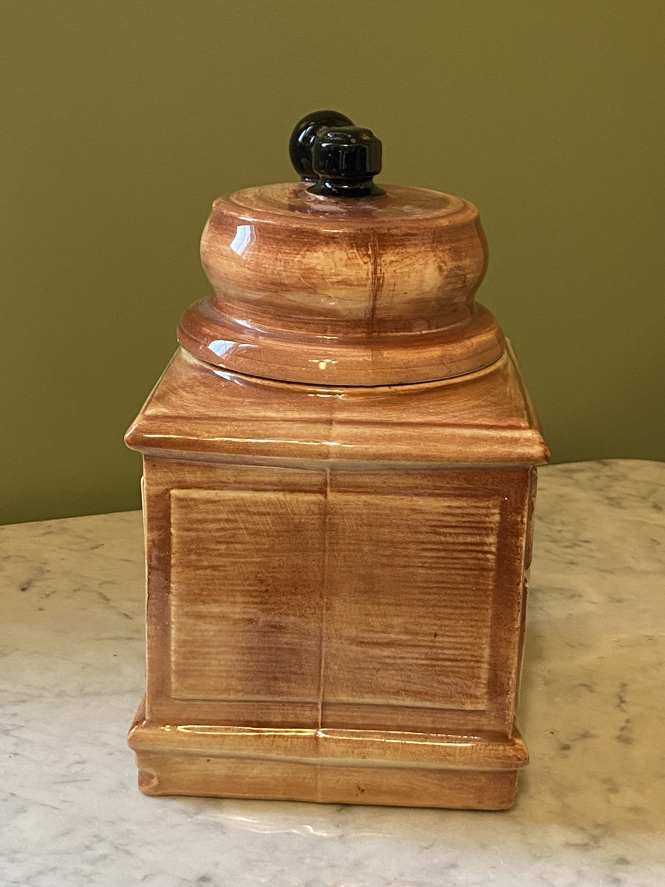 Jars & Containers McCoy Coffee Grinder Cookie Jar Vintage Mid Century 1940s 1950s Retro Kitchen ...