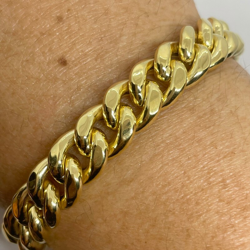 Solid Gold Bracelet - Etsy