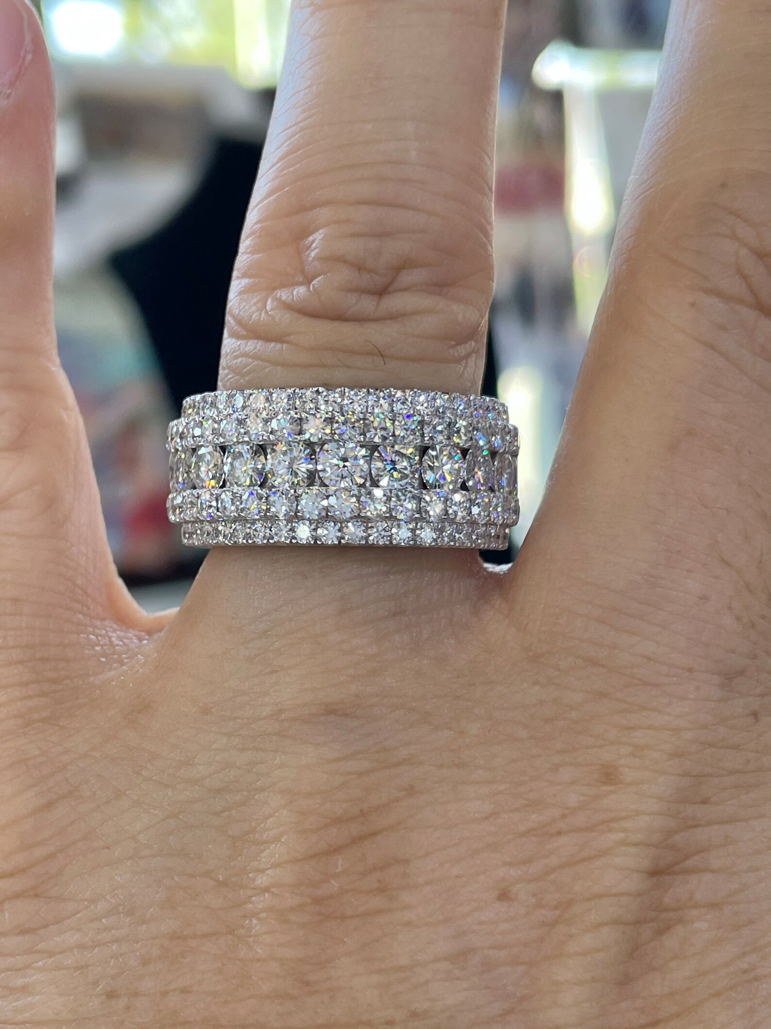 Mens Diamond Ring Mens Wedding Band Men Diamond Wedding - Etsy