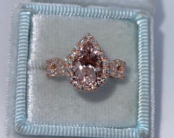 Pear Morganite - Etsy