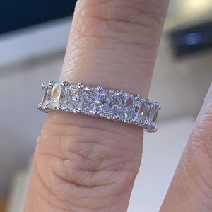Radiant Cut Diamond Band, Radiant Diamond Band, Diamond Eternity Band ...