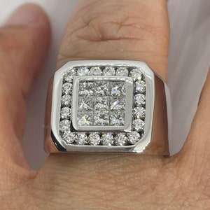 Men Diamond Rings, Mens Pinky Ring, Man Diamond Ring, Men Statement ...