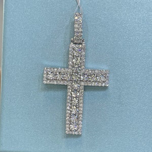 Mens Diamond Cross Necklace, Mens Diamond Cross, Diamond Cross Pendant ...