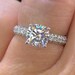 Radiant Cut Engagement Ring, Lab Grown Diamond Radiant Engagement Ring ...