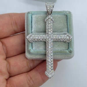 Mens Diamond Cross Necklace, Mens Diamond Cross, Diamond Cross Pendant ...