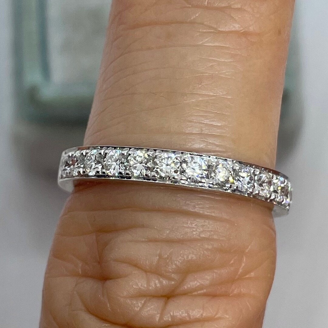 Round Diamond Band, Diamond Anniversary Band, Diamond Band White Gold ...
