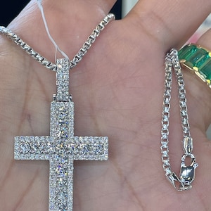 Classy Mens Diamond Cross Necklace, Mens Diamond Cross, Diamond Cross ...