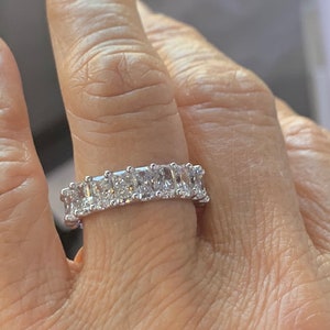 Radiant Cut Diamond Band, Radiant Diamond Band, Diamond Eternity Band ...
