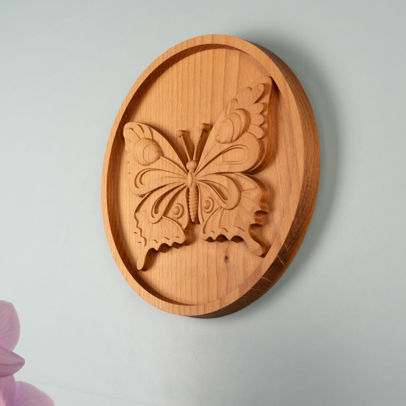 Bas Relief Butterfly - Etsy