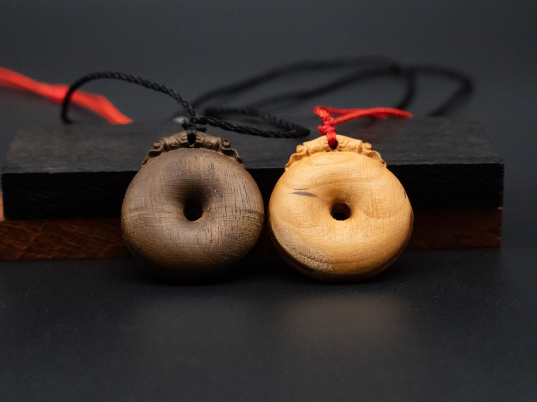 Necklace for Safety and Peace,wood Carving Necklace,wood Pendant,wooden ...