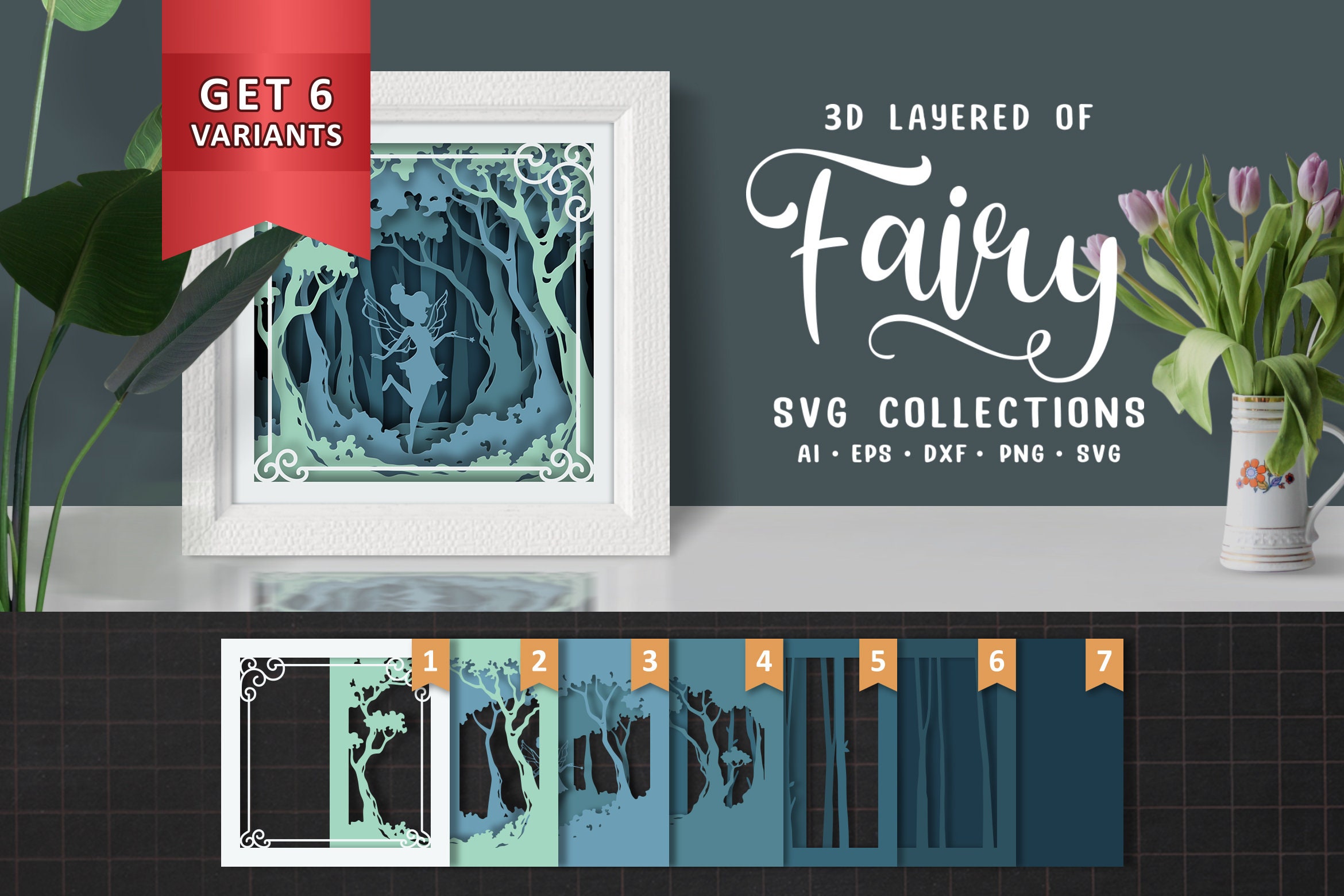 Fairy Tale 3D Popup Card Template - Etsy