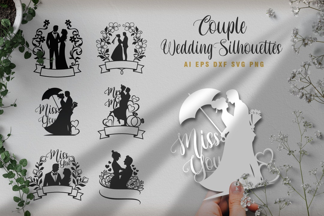 Couple Wedding Svg, Married Couple Svg, Wedding Couple - Etsy