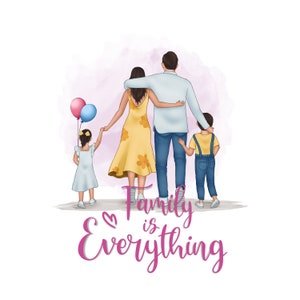 Family Clipart Bundle, Family Illustrations PNG - Etsy