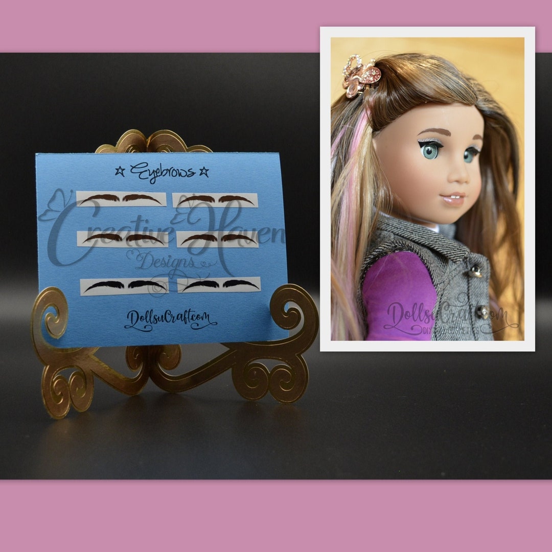BROWS Fits American Girl 18 Inch Doll Removable Makeup Accessories ...