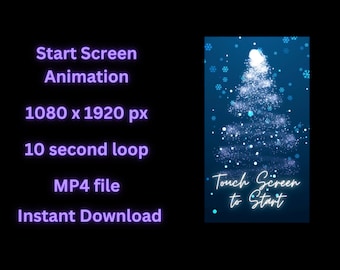 Photo Booth Animation Touch Here to Start Screen MP4 - Etsy