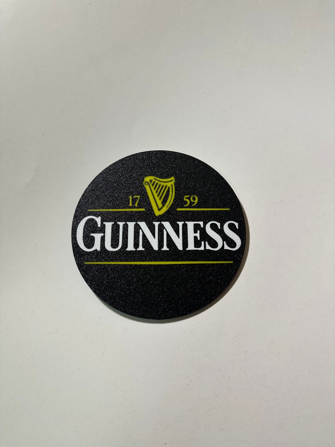 Guinness Logo 3D Printed Coaster - Etsy