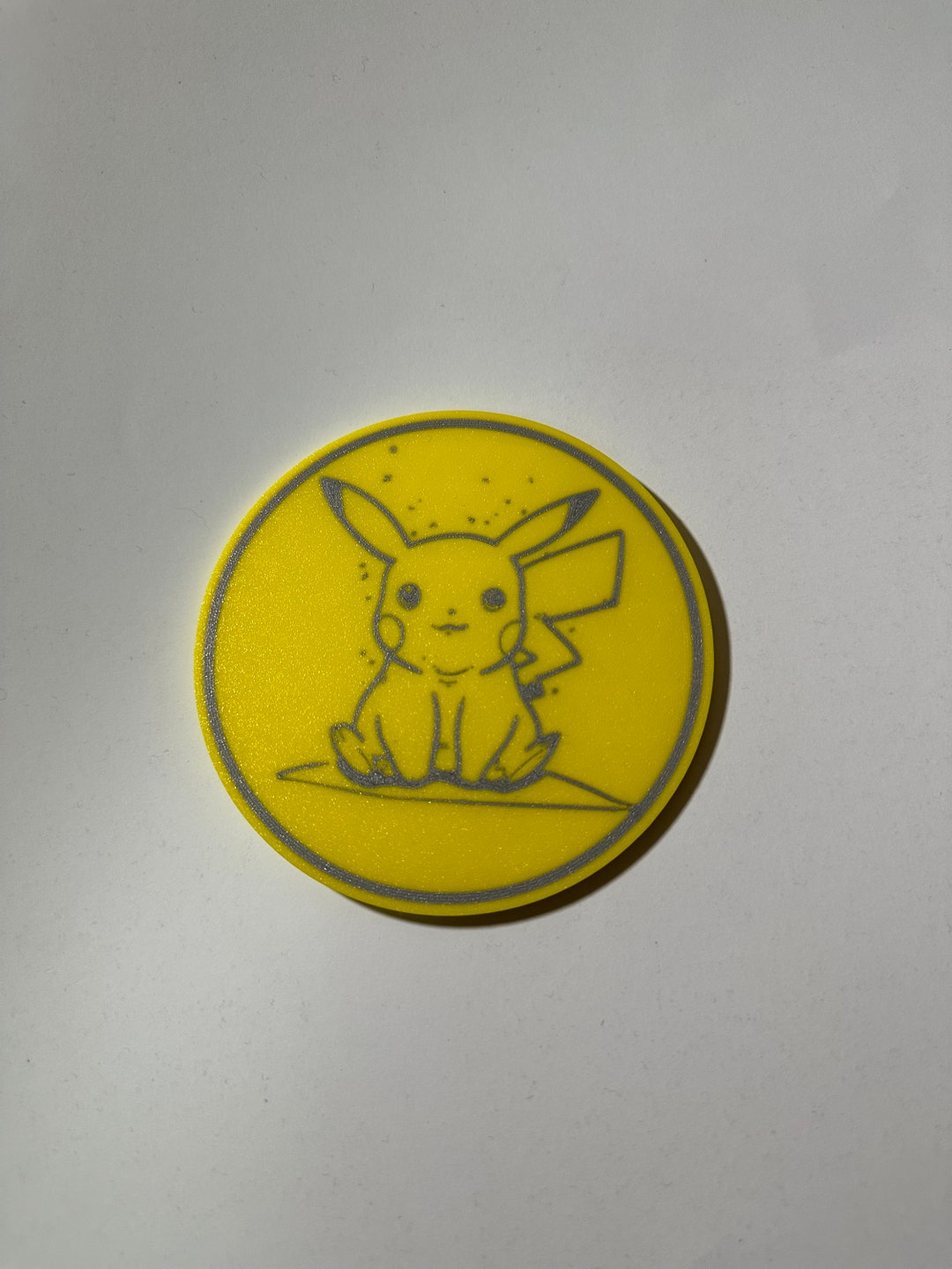 Pikachu 3D Printed Coaster - Etsy