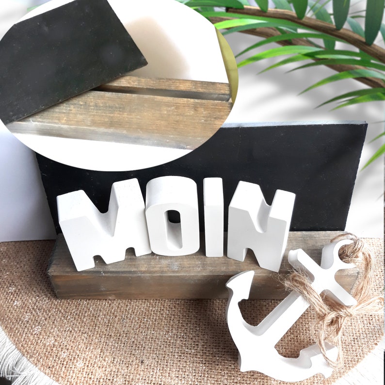 Letter Decoration Moin | Maritime Decoration Anchor | Housewarming Gift ...