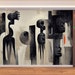 Abstract African Tribes Wallpaper Mural, Watercolor Style Peel and ...