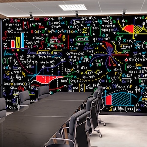 Physics & Maths Enthusiast Wallpaper Science Motive Equation and Scheme ...