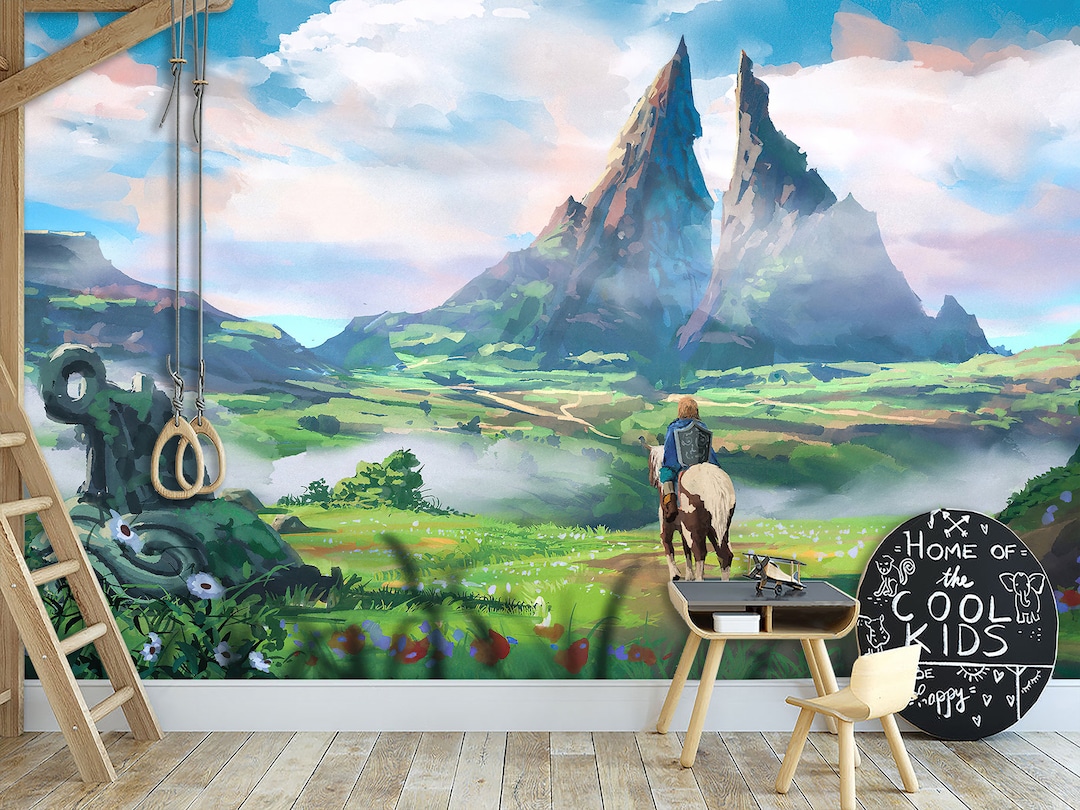 Zelda & Gaming Mural Wall Art Wallpaper Legend of Zelda Tears of the ...
