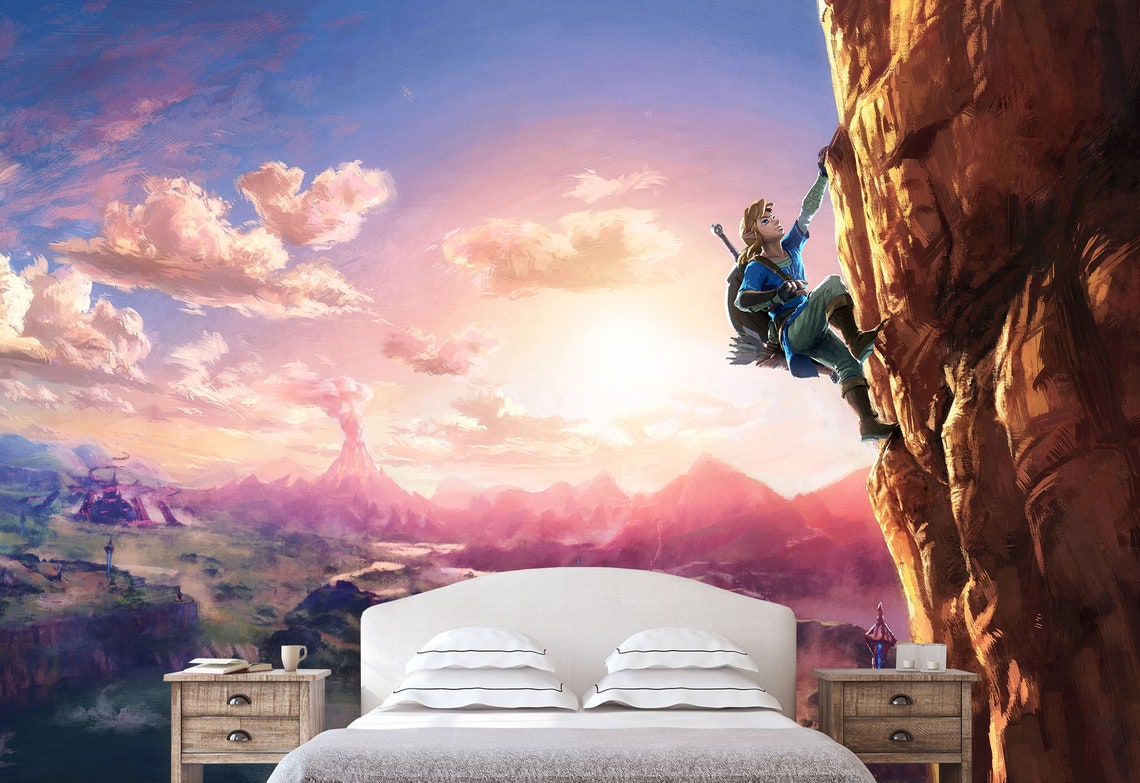 Mural Zelda Wallpaper the Legend of Zelda Kids & Room Decor Breath of ...