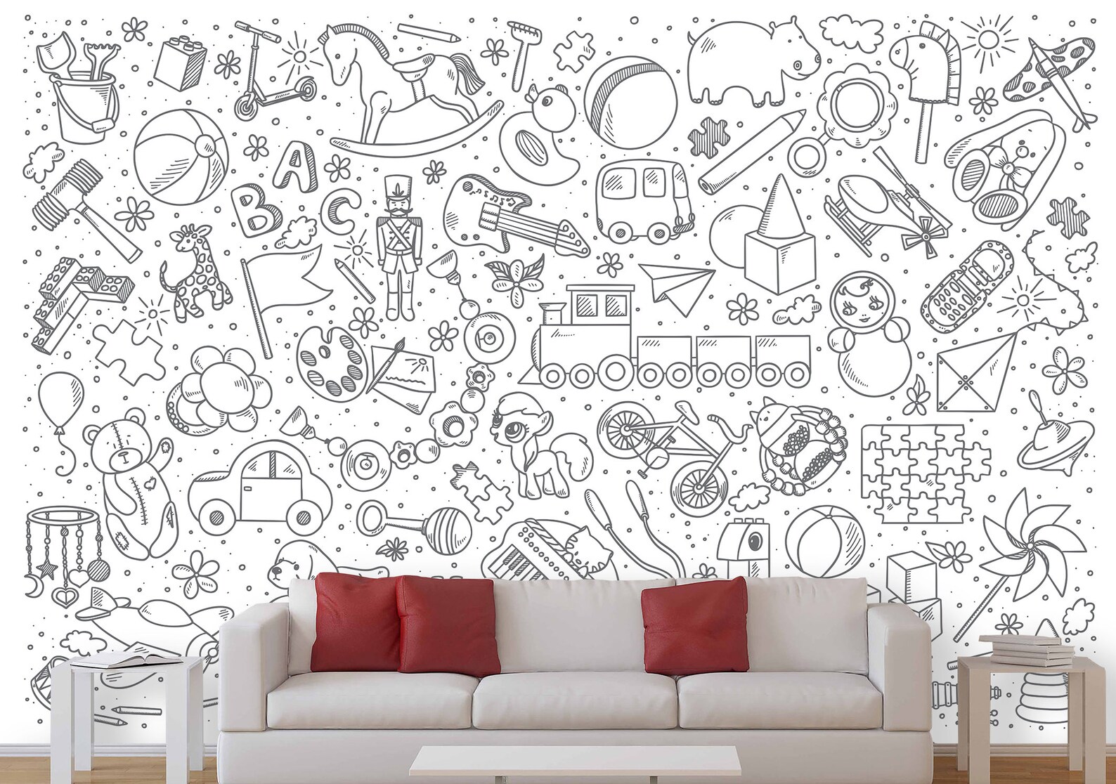 Graffiti Kids Wall Mural Graffiti Wallpaper Kids Vinyl | Etsy