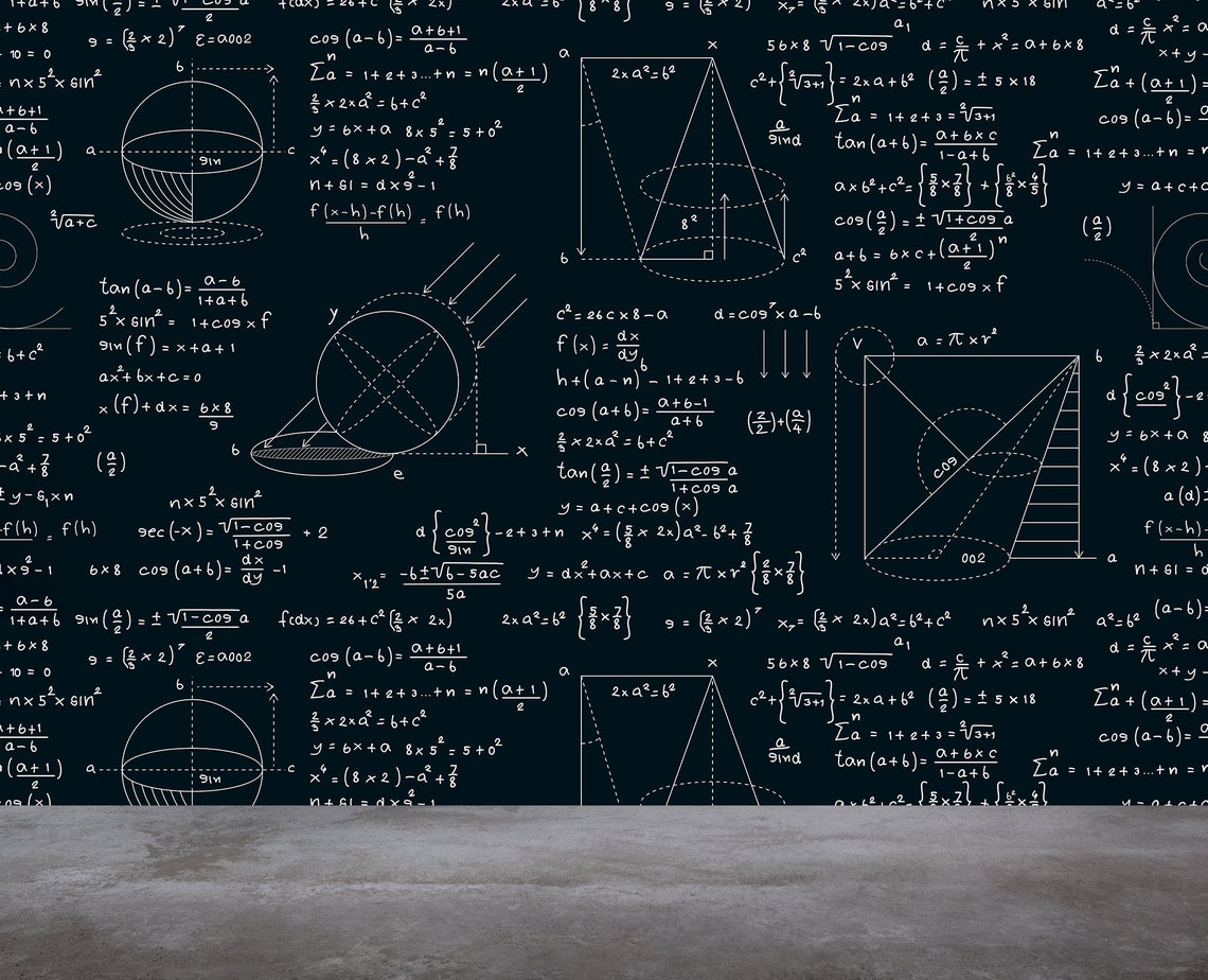 Science Wallpaper Education Physics and Maths Enthusiast - Etsy
