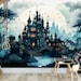 Wizards Castle Wallpaper & Wall Mural Kids Fantasy Print Magical Castle ...