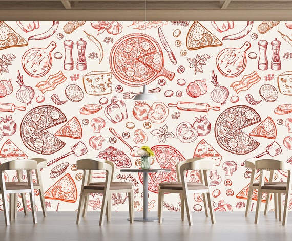 Food Pattern Wall