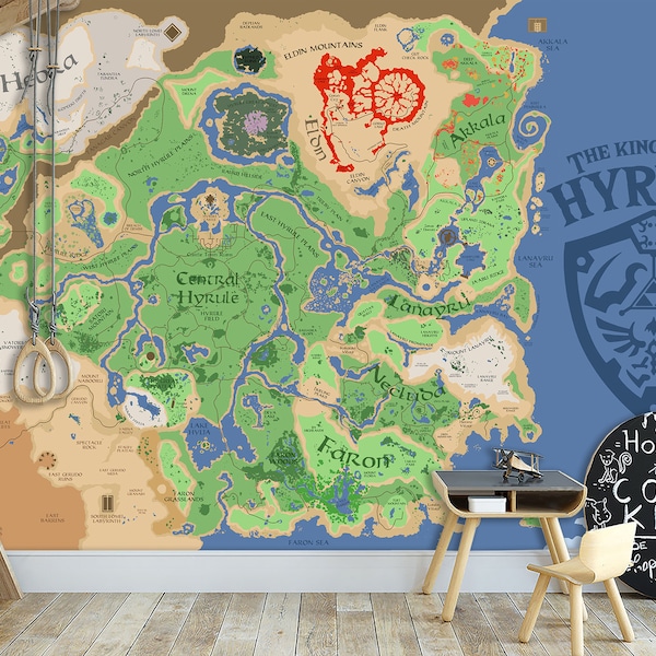 Zelda Map - Etsy