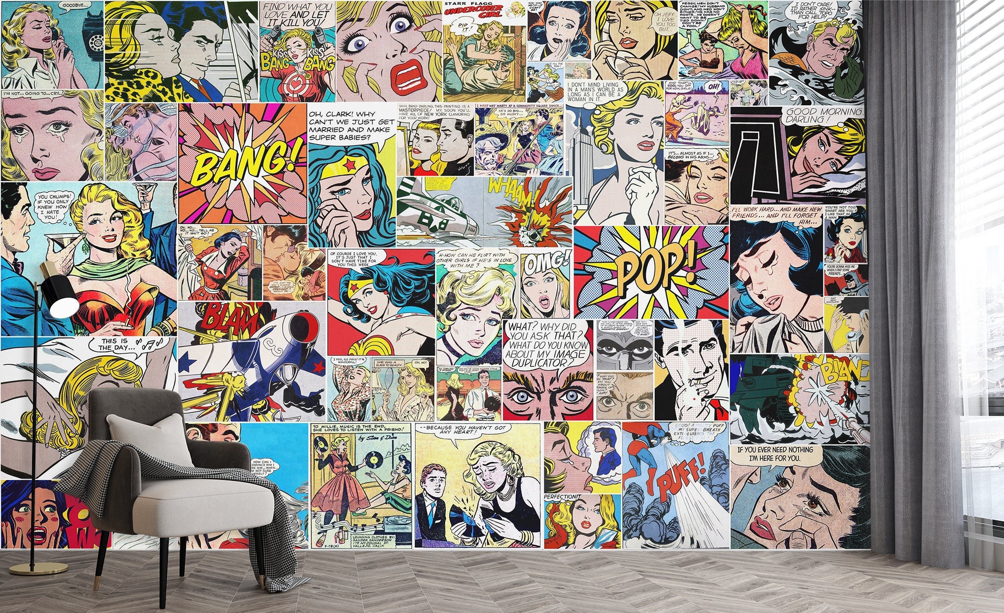Comic Pop Art Wallpaper
