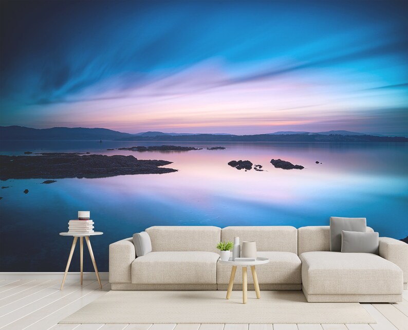 Moses Point North Saanich Wallpaper Nature Wall Mural Print - Etsy
