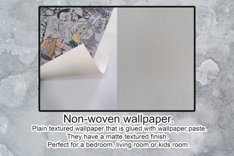 Comic Graffiti Wall Mural Wallpaper & Street Art Urban - Etsy