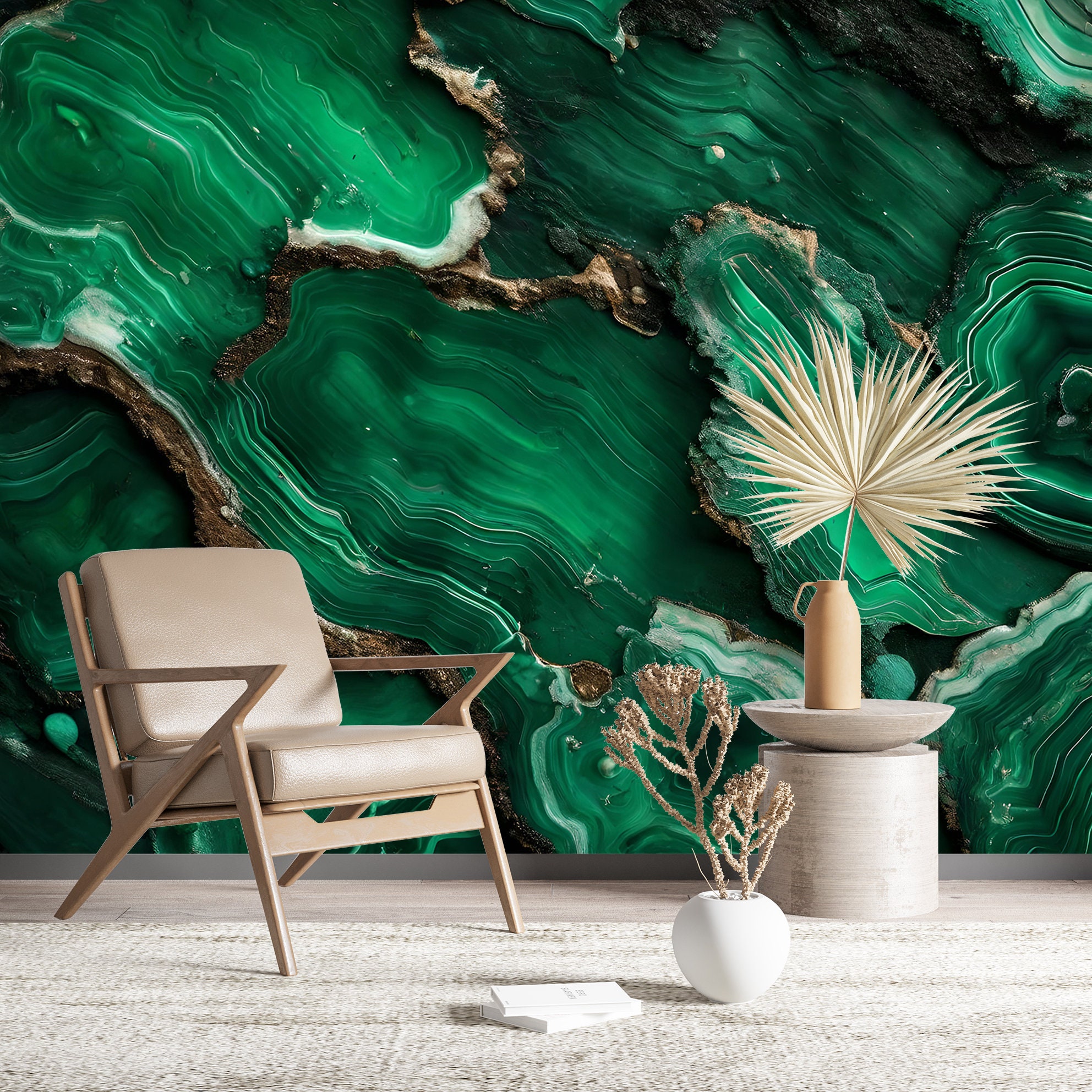 Malachite Wallpaper Malachite Wallpaper – Susan Carson