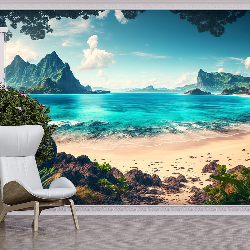 Beach Wallpaper - Etsy