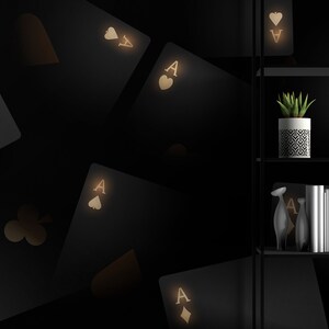 Poker Wallpaper Playing Cards Casino & Card Suits Self Adhesive Poker ...