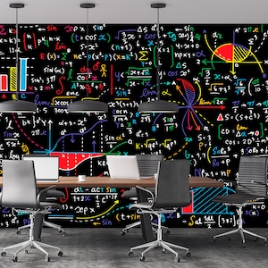 Physics & Maths Enthusiast Wallpaper Science Motive Equation and Scheme ...