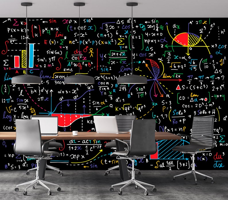 Physics & Maths Enthusiast Wallpaper Science Motive Equation - Etsy