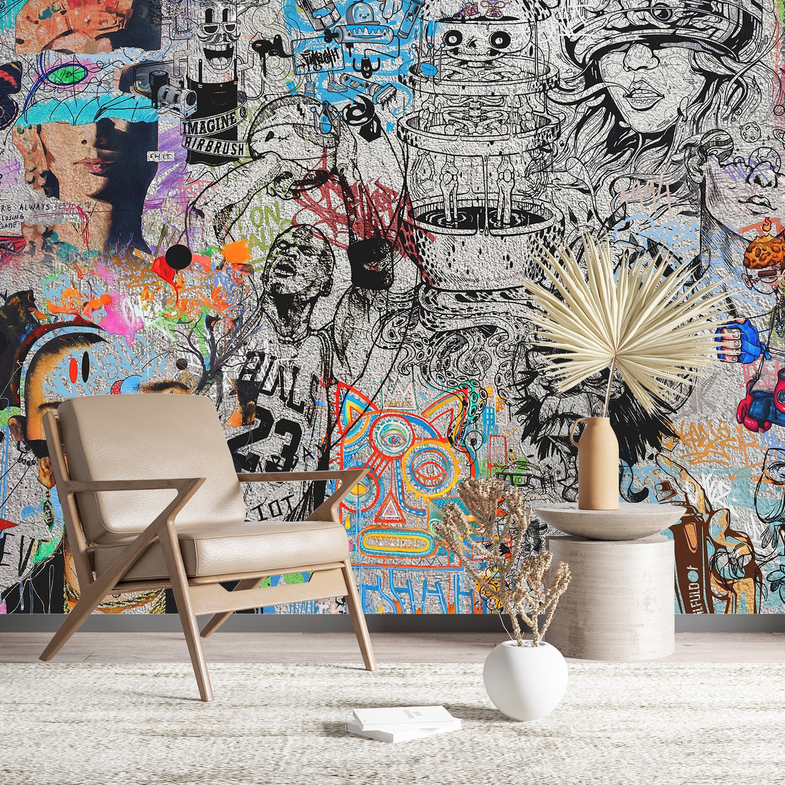 Wallpaper Streat Art Urbanism Graffiti & Mural Modern Urban Style Wall ...
