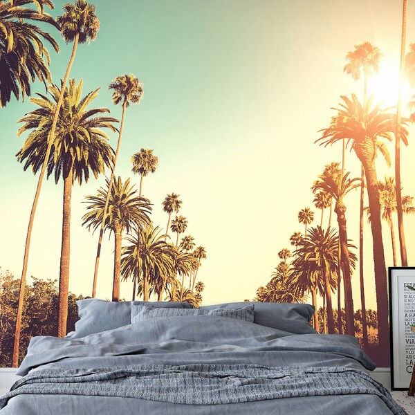 Palm Tree Wall Mural - Etsy