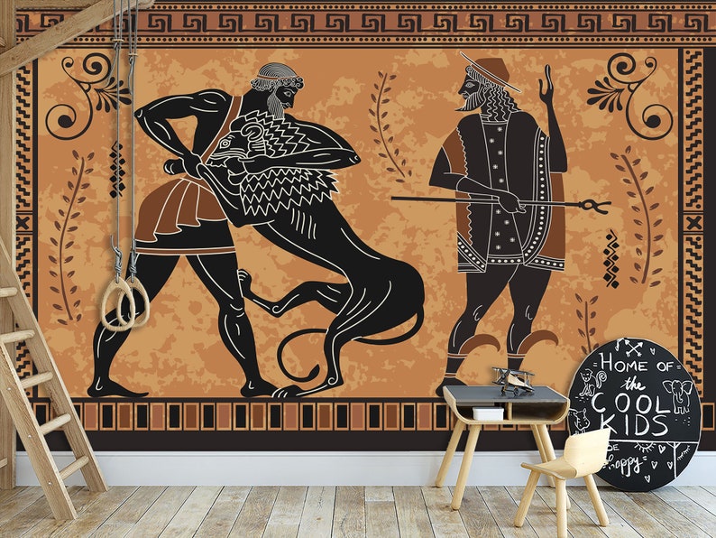 Ancient Greek Mythology Wallpaper Wall Mural Print Mythology - Etsy