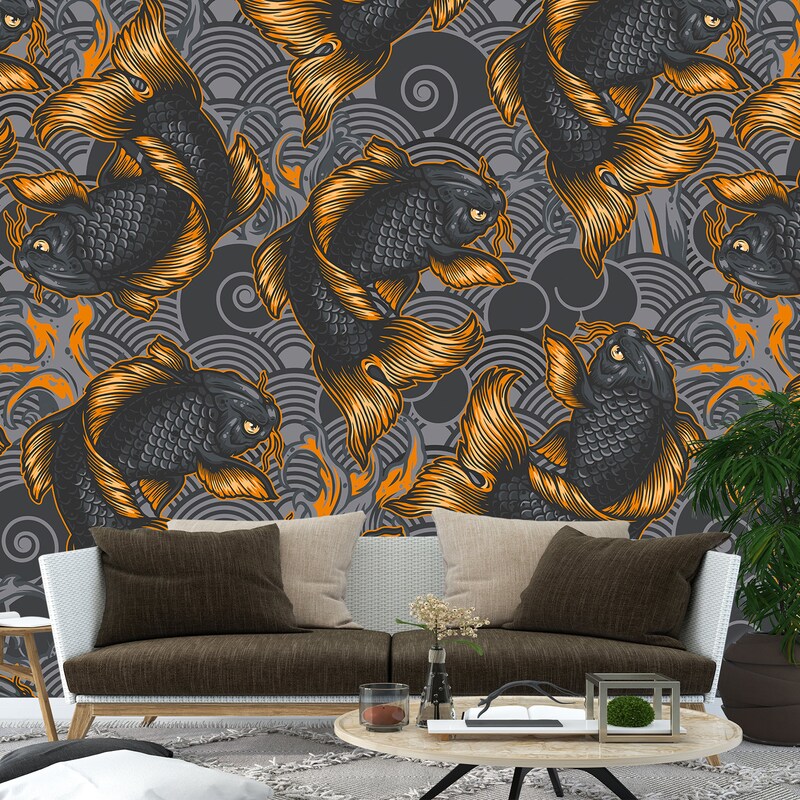 Fish Wallpaper - Etsy