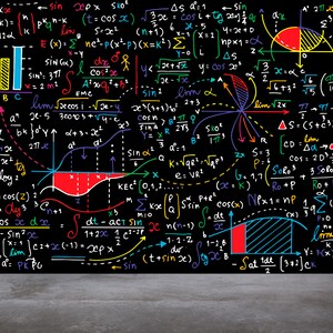 Physics & Maths Enthusiast Wallpaper Science Motive Equation and Scheme ...