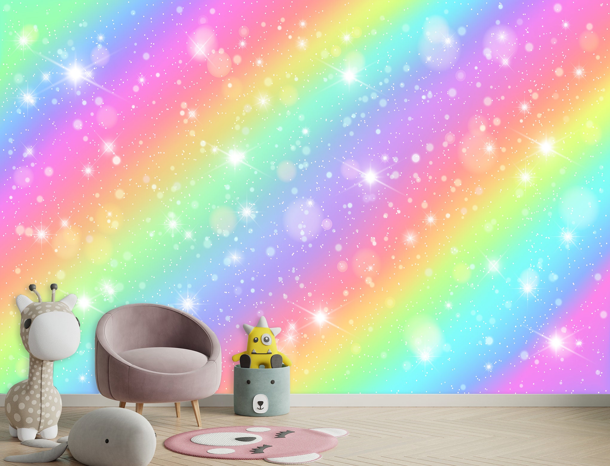 Rain Rainbow Wallpaper For Computer