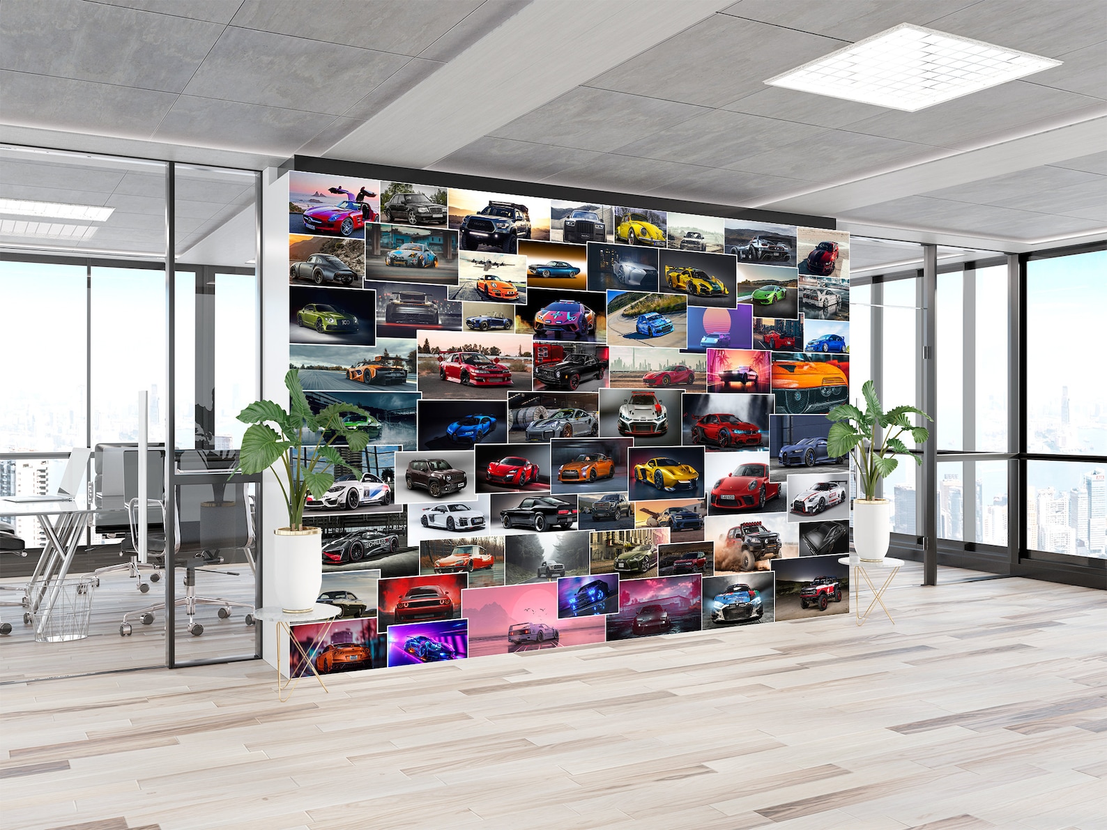 Cars Collage Wallpaper Kids Room Decor Sports Car & Wall Mural - Etsy