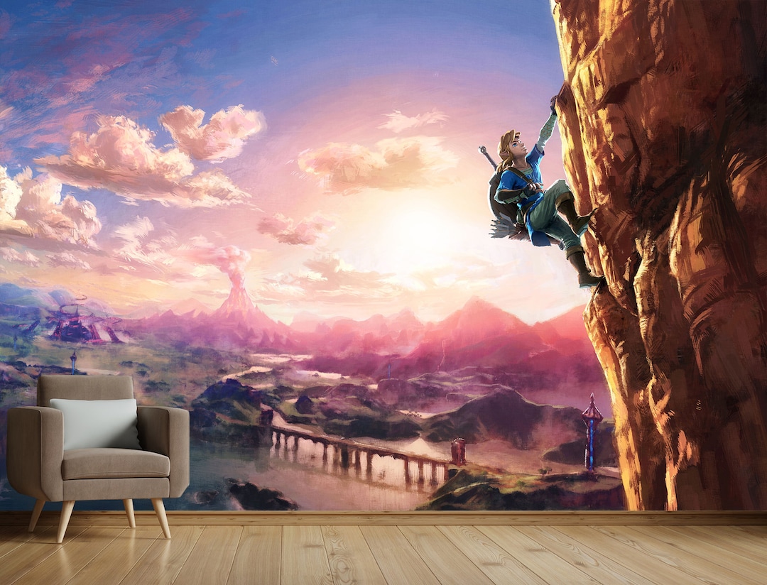 Mural Zelda Wallpaper the Legend of Zelda Kids & Room Decor Breath of ...